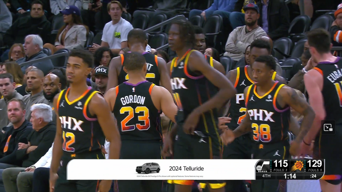 Théo Maledon a joué une première fois avec Phoenix, Minnesota et Gobert ...