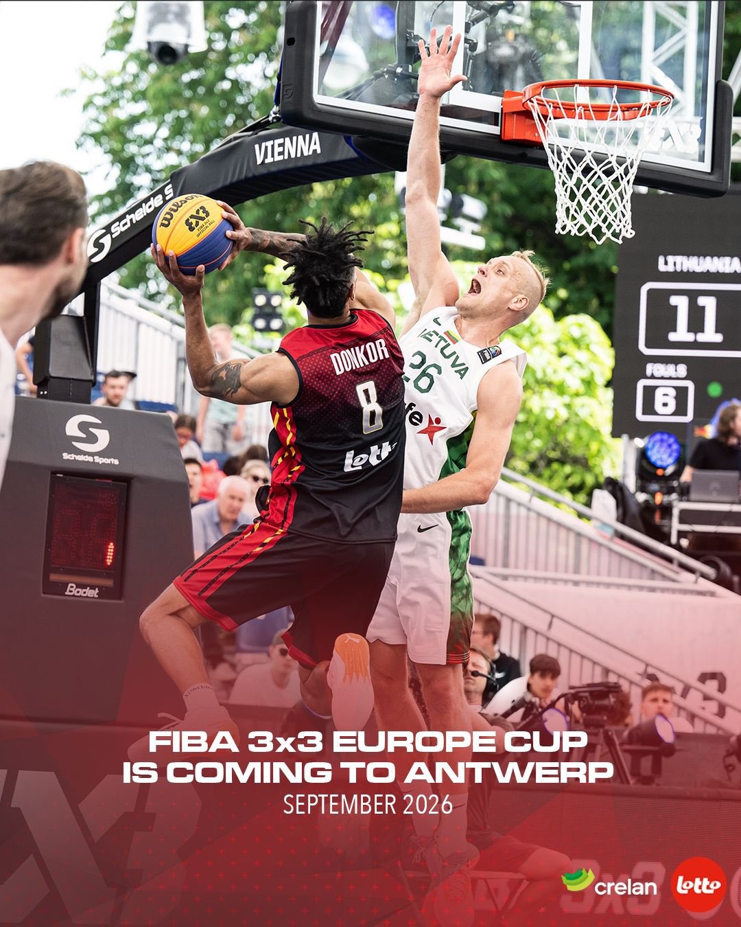 L'Euro de basket de 3x3 à Anvers en 2026 - BeBasket