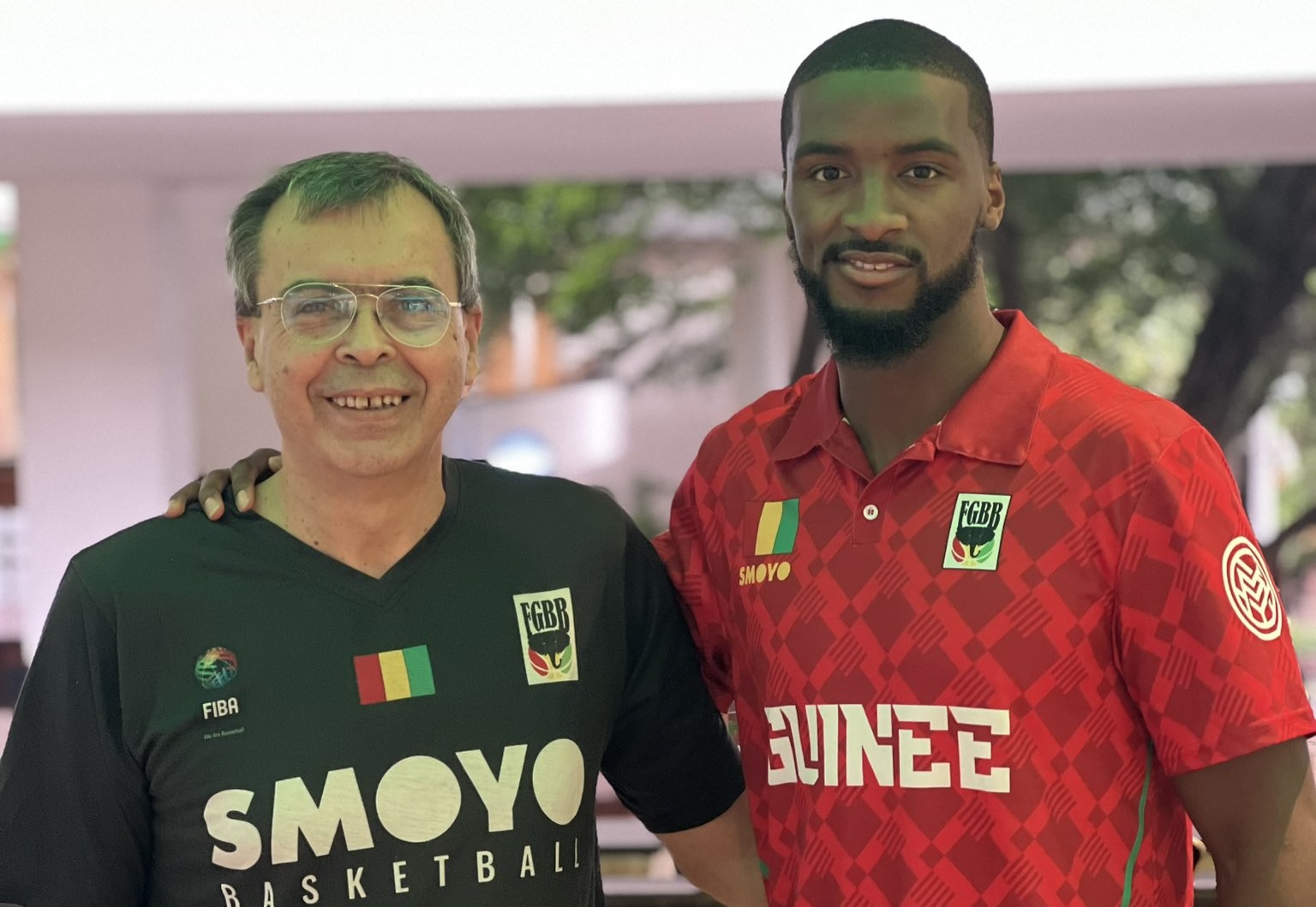 Alpha Diallo en sélection avec la Guinée - BeBasket
