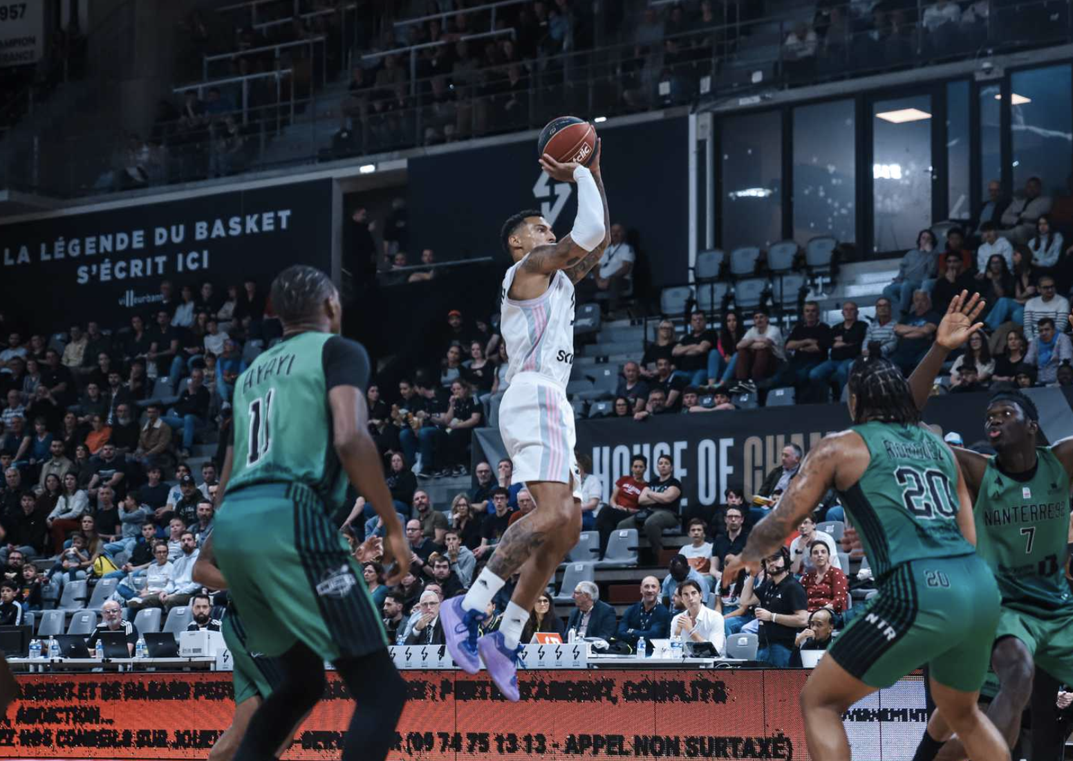 L'ASVEL prend sa revanche de la Leaders Cup sur Nanterre - BeBasket