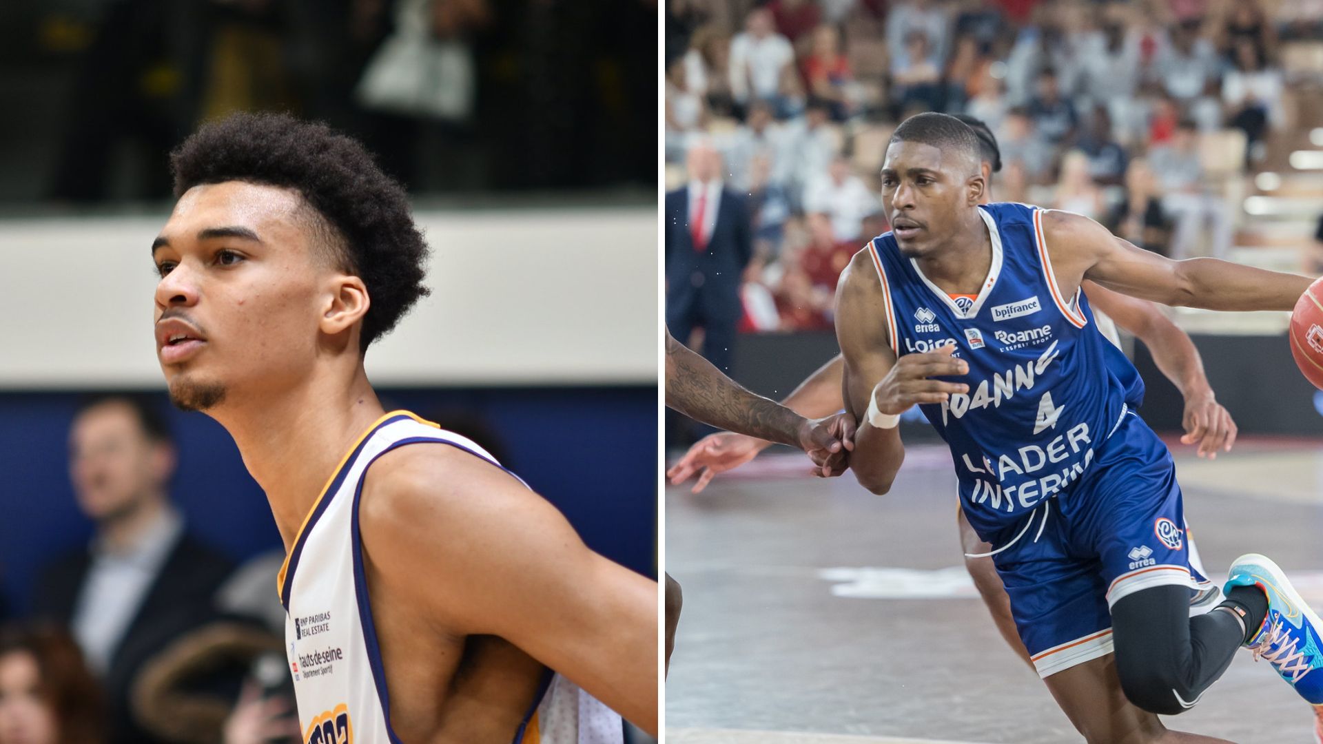 Victor Wembanyama et Ronald March à la lutte pour le titre de meilleur ...