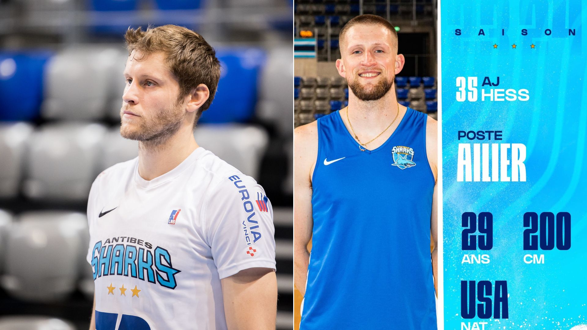 Officiel : Tim Derksen quitte Antibes, A.J. Hess le remplace - BeBasket