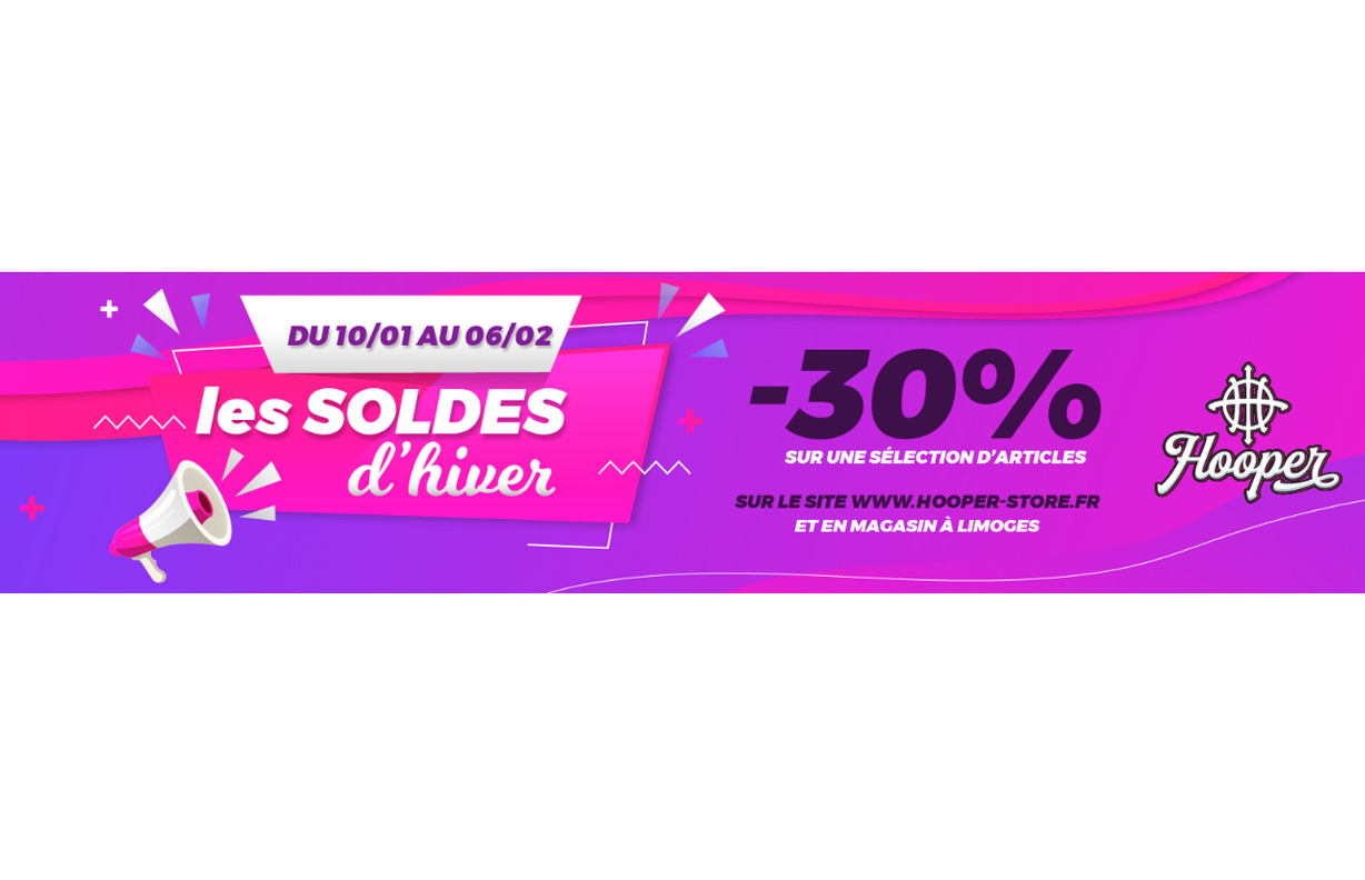 Profitez des soldes chez Hooper store ! - BeBasket
