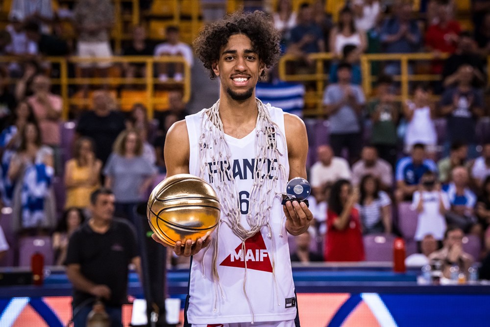 Ilias Kamardine MVP de l'EuroBasket U20 2023 - BeBasket