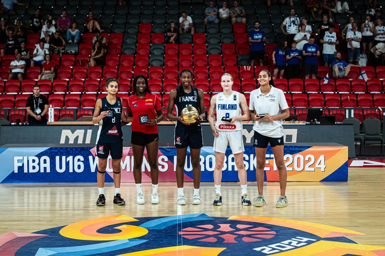 Kathy-Emma Otto MVP de l'Euro U16, Emma Broliron dans le cinq idéal - BeBasket