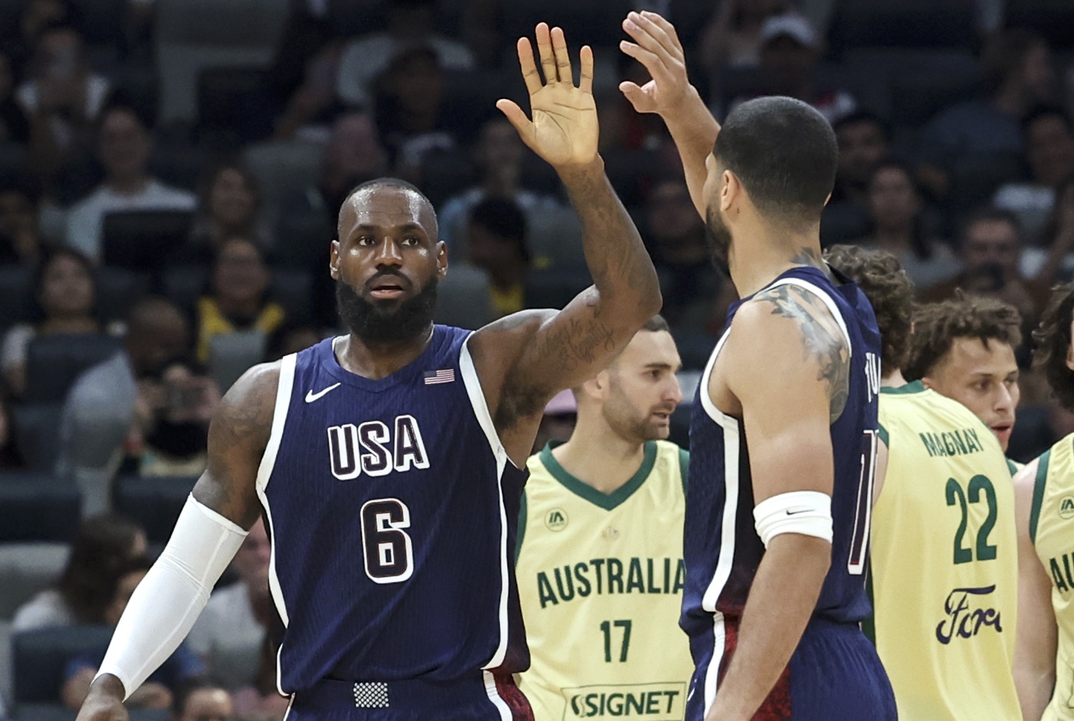 Les États-Unis ont alterné le bon et le mauvais face à l'Australie ...