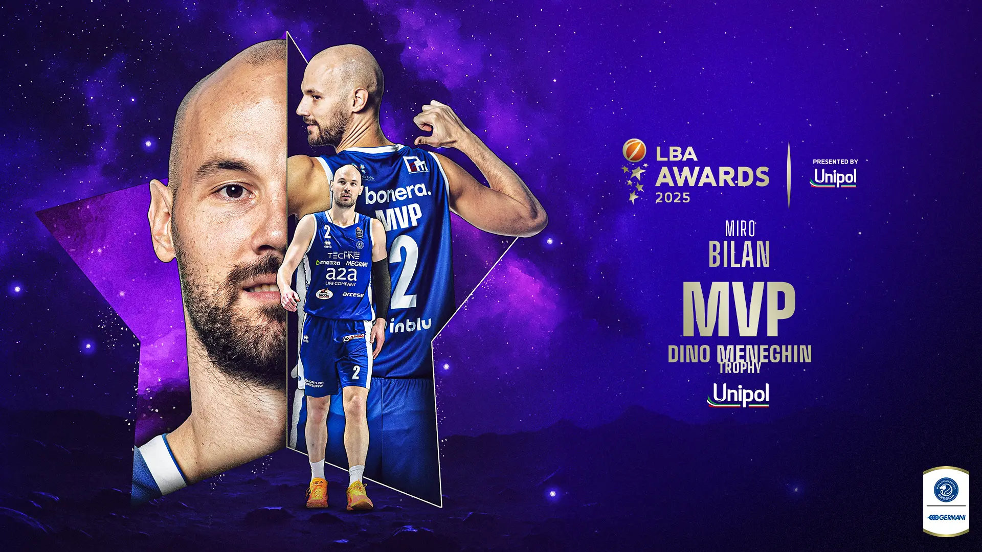 Le champion de France 2019 Miro Bilan élu MVP de Lega A, à 35 ans - BeBasket