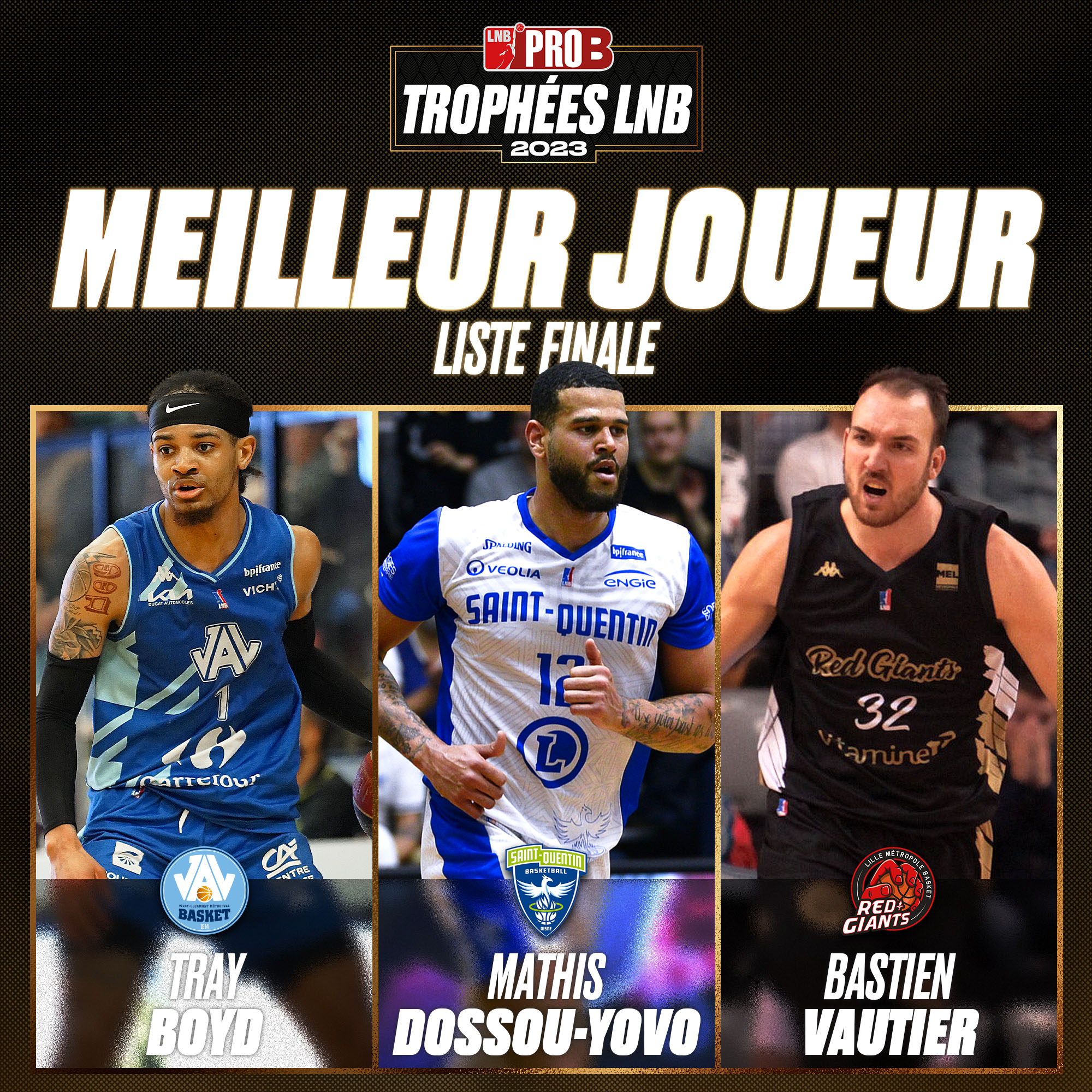 Les finalistes pour le titre de MVP, meilleur jeune et meilleur coach ...