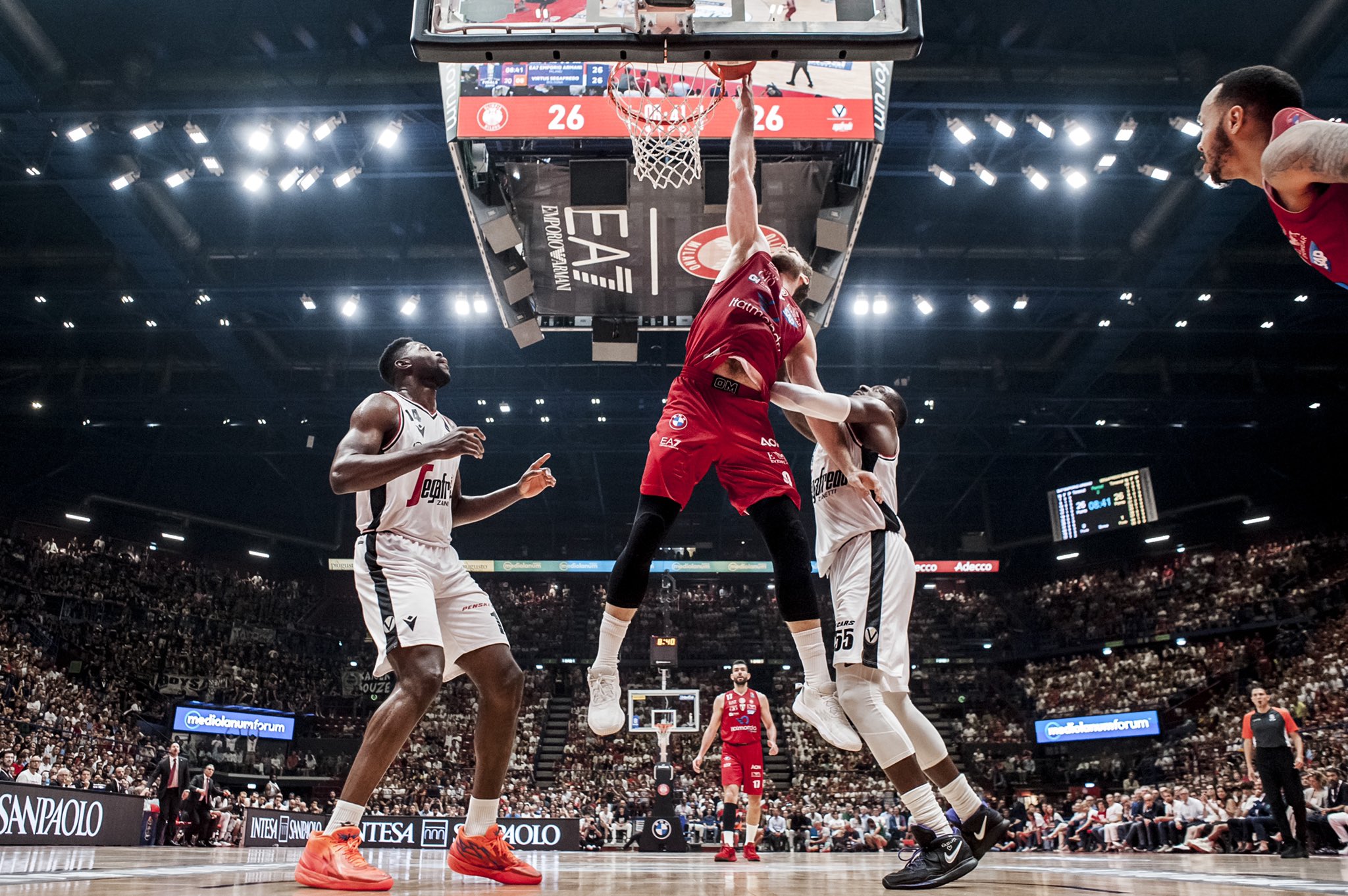 Milan tout proche du titre de champion d’Italie face à Bologne - BeBasket