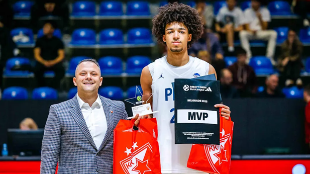 Noa Kouakou-Heugue MVP du plateau de Belgrade de l'ANGT, Hugo Yimga ...