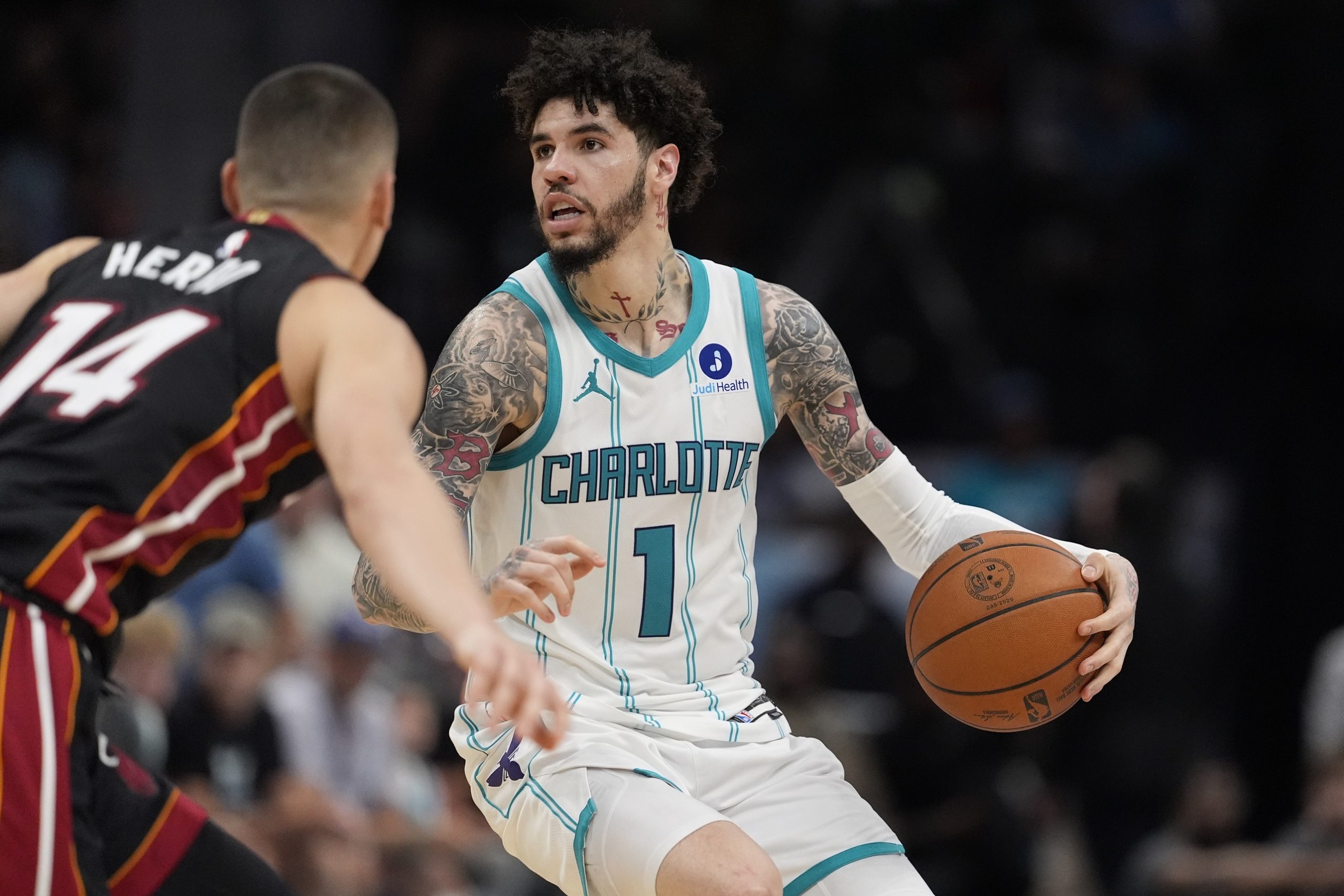 LaMelo Ball Fined for Dangerous Foul on Bam Adebayo, No suspension ...